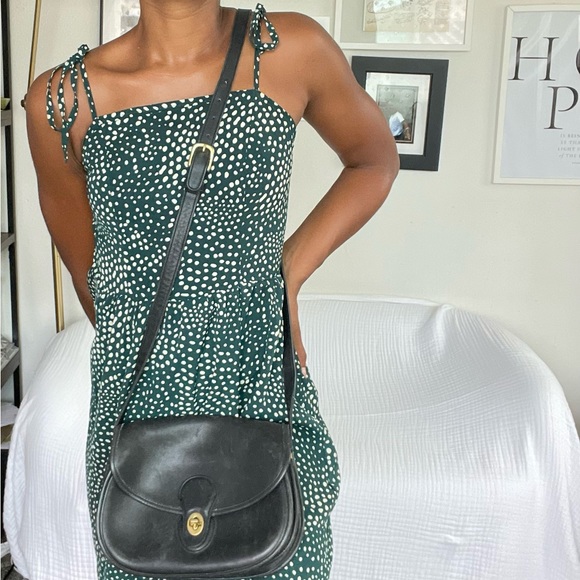 Coach | Bags | Vintage Coach Purse Black Leather 9954 Prairie Crossbody ...